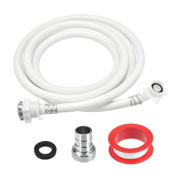 Uxcell Water Inlet Hose, 90-Degree Water Connector Inlet Pipe 9.35ft ...