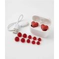 Heart-Shaped Wireless Bluetooth 5.0 Earbuds with Noise Reduction for ...