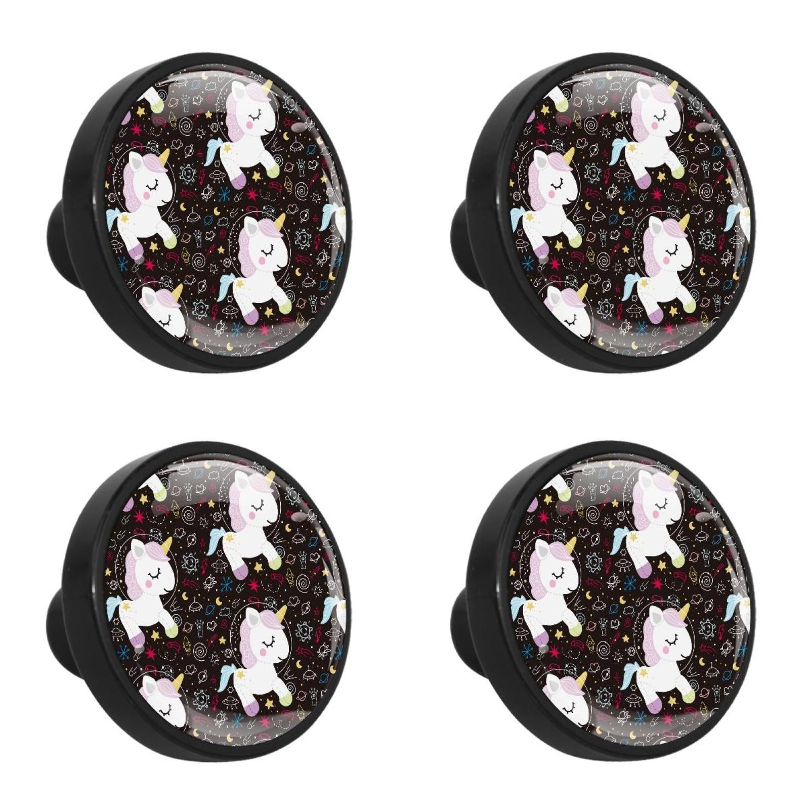 4 Pcs Unicorn Knobs for Kitchen Cabinet Cupboard Dresser Bookcase ...