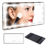 2 Pack Car Visor Vanity Mirror, Car Makeup Mirror with 60 LED Light for ...