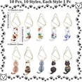 10 Styles Metal Bookmark Paperclip Cat Paper Clips Holder Clamp Small ...