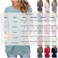 AHTJRT Tunic Tops for Women Loose Fit Ribbed Knit Dressy 3/4 Sleeve ...