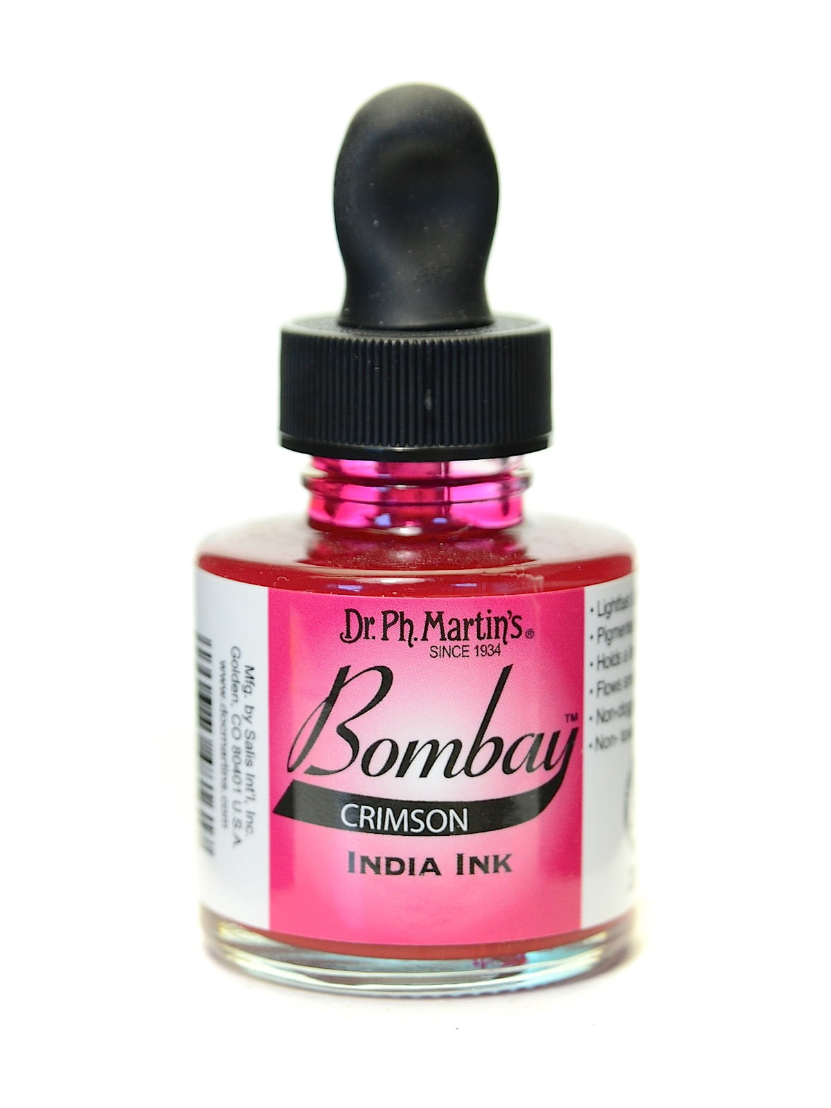 Bombay India Ink 1 oz. crimson (pack of 4) - Walmart.com