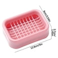 10Pcs Double Layer Soap Dish, BRELIL Soap Box, Double Layer Thickened ...