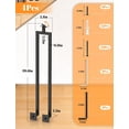 U Shape Stair Balusters with Adjustable Top Bracket for Staircase ...