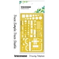 Traceease Architectural Drafting Stencil with Metric Scale, Furniture ...