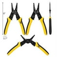 Mr. Pen 8-inch Wire Stripper, Cutter, and Crimper for 10-22 AWG Wires ...