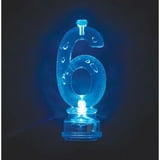 Blinking Number 6 Cake Decoration and Candles, 5-Piece Set - Walmart.com