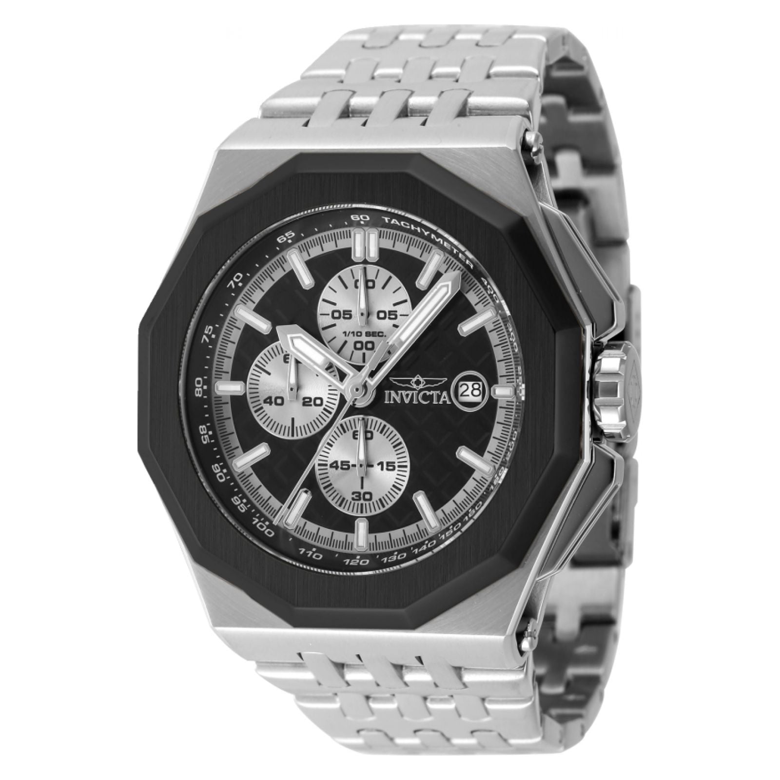INVICTA Akula Men 48.00mm Stainless Steel Black + Steel Blac | Bodega ...