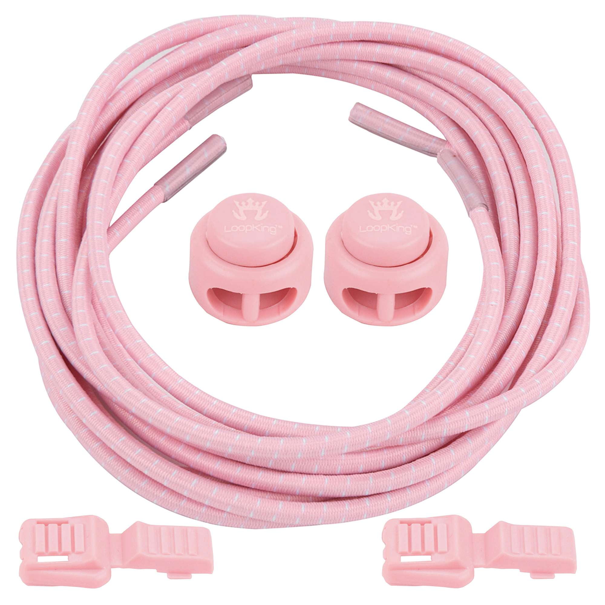 Loop King Laces Elastic Shoe Laces Tieless for Men Women Kids, 1 Pair ...