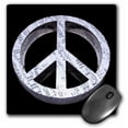 3dRose Peace Pass It On a rough and worn metal three dimensional peace ...