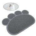 Indoor Kitty Litter Box Starter Kit - Small Pan, Mat, Scoop and Bowl ...