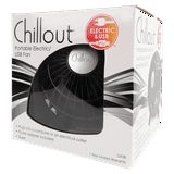 Chillout 6.5" USB Desk Fan with USB Adaptor, Black - Walmart.com