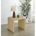 Canoga Engineered Wood Accent Side End Table Light Oak - Walmart.com