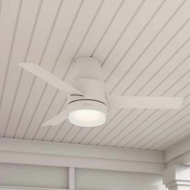 Hunter 4 Light White Spotlight Ceiling Fan Kit | Shelly Lighting