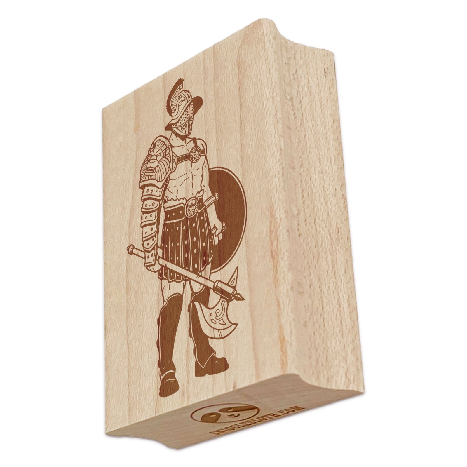 Colosseum Gladiator Warrior Fighter Rectangle Rubber Stamp Stamping ...