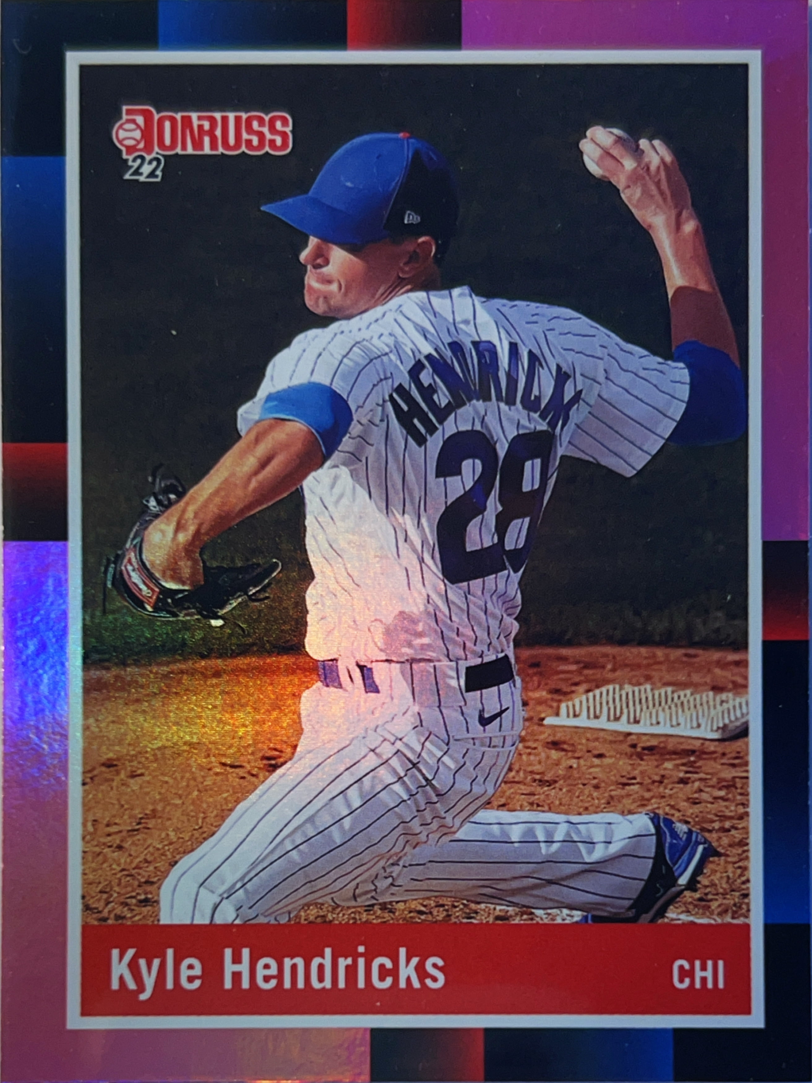 2022 Donruss 1988 Retro Kyle Hendricks #259 Pink Holo - Walmart.com