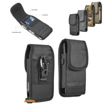 Universal Cell Phone Pouch Nylon Holster Vertical Pouch with Belt Clip ...