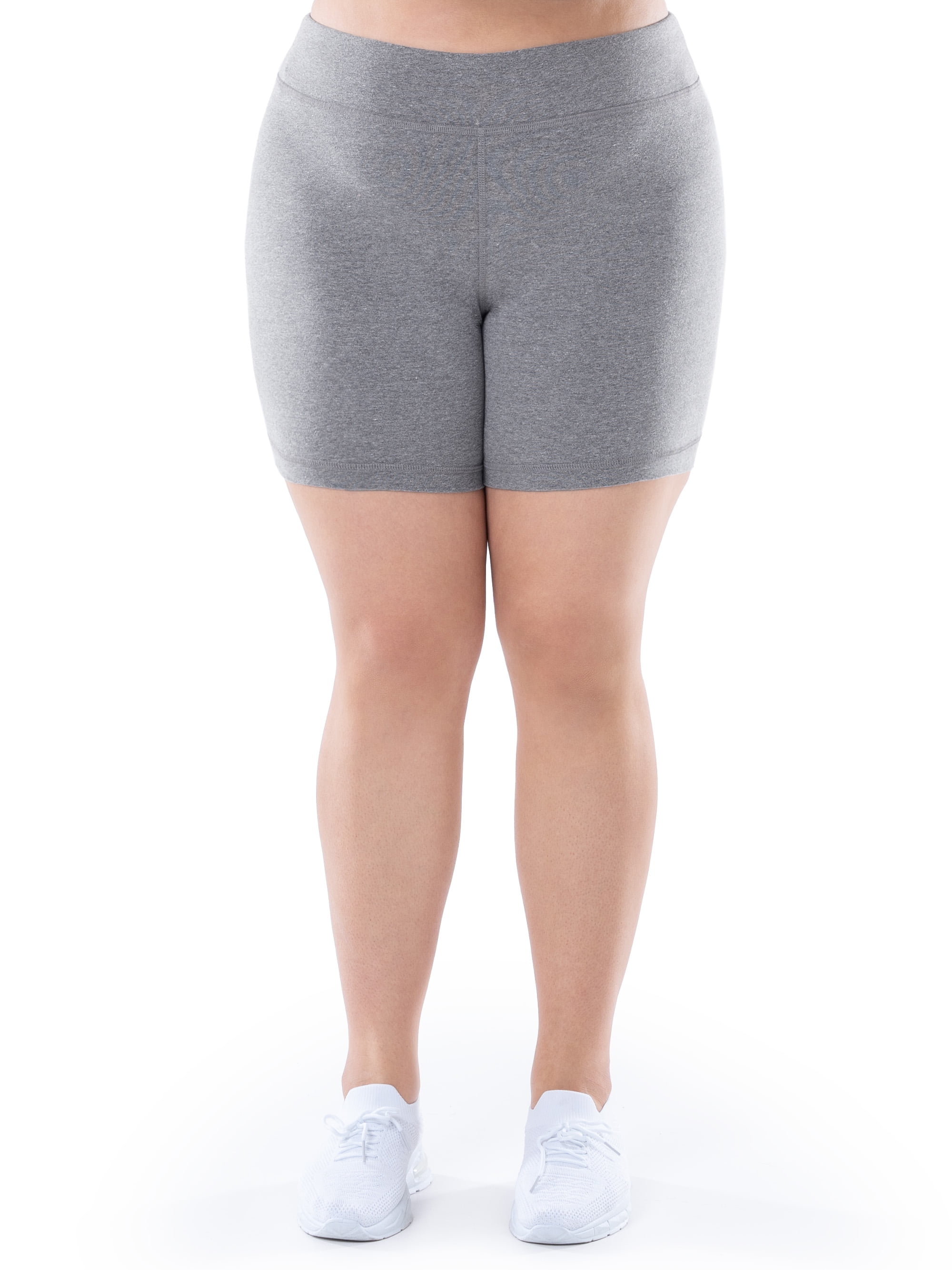 Athletic Works Women's Plus Size Core Active Dri-Works Bike Shorts ...