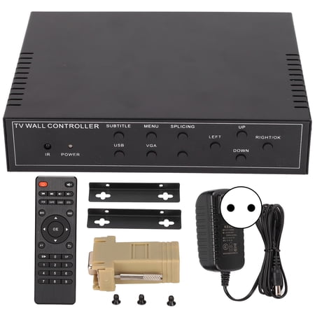 4 Channel Video Wall Controller, Supports 2x2 1x4 4x1 Modes Video Wall Controller ...