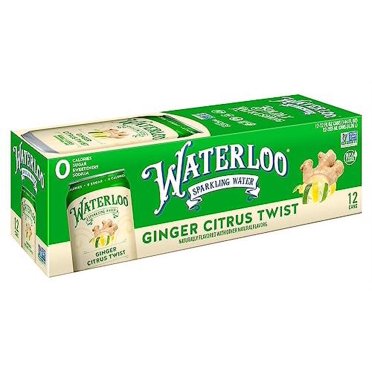 Waterloo Sparkling Water, Peach, 12 fl oz, 24 Pack Cans - Walmart.com