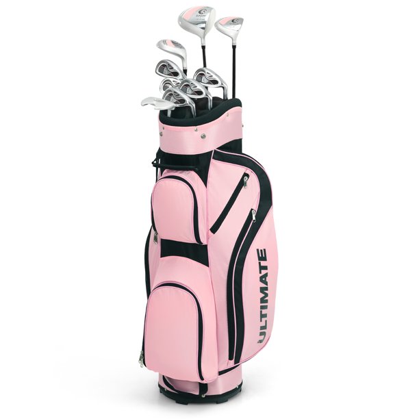 Ladies Womens Complete Golf Clubs Set 10 Pieces Includes Alloy Driver ...