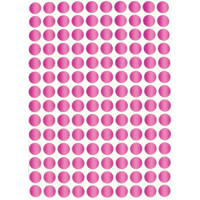 Royal Green Colored Code Labels 0.375 inch Round Dot Sticker 3/8 Circle ...