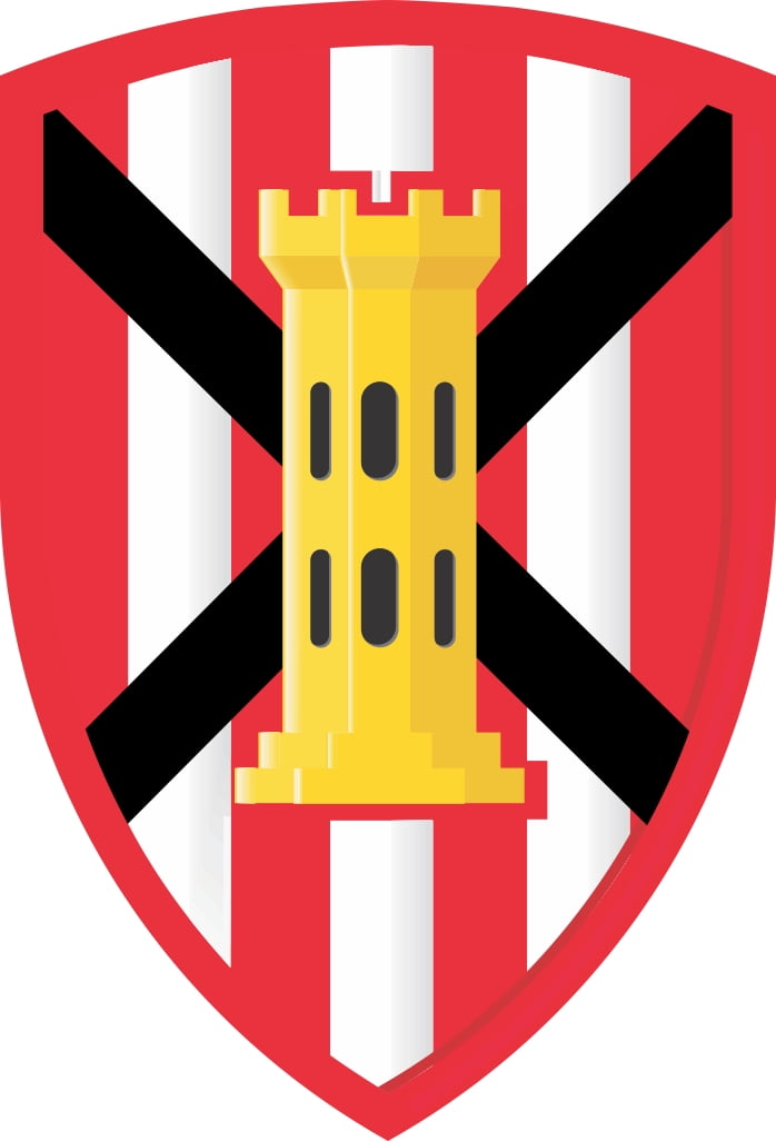 3.8 Inch 7th Engineer Brigade Patch Vinyl Transfer Decal - Walmart.com