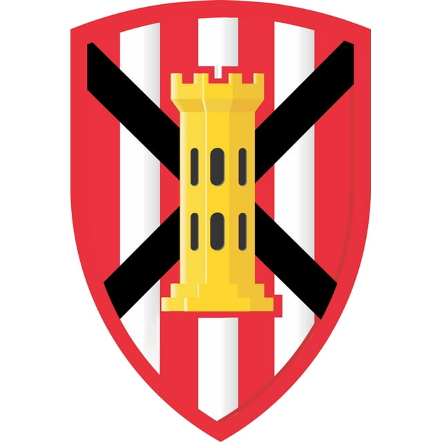 3.8 Inch 7th Engineer Brigade Patch Vinyl Transfer Decal - Walmart.com