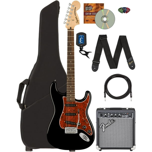 Guitarra eléctrica Fender Squier Affinity Stratocaster Black | Bodega Aurrera en línea
