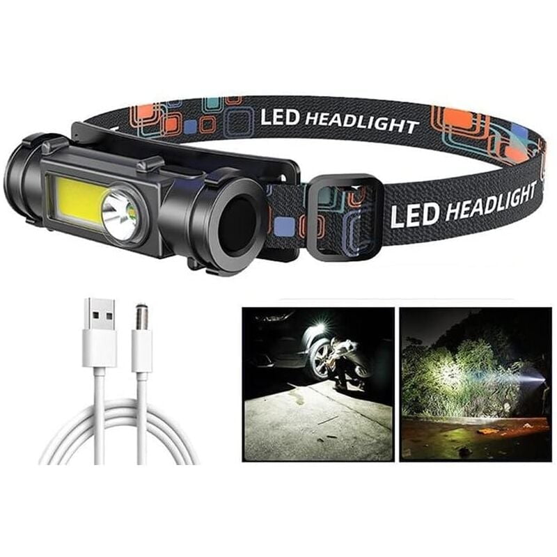Strong light flashlight with charging and multifunctional household LED ...
