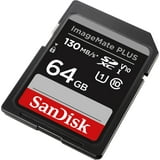 SanDisk 64GB ImageMate Plus SDXC UHS-1 Memory Card - 130MB/s, C10, U1 ...