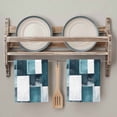 1 Pack Bronze Abstract Kitchen Towels Modern Rustic Geometric Color ...