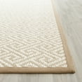 SAFAVIEH Natural Fiber Oswin Geometric Area Rug, Natural, 9' x 12 ...
