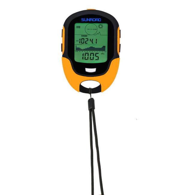 Sunroad Military Digital Altimeter Barometer Watch Thermometer, Orange ...