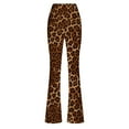 DailyTrove Women's Wide-Leg Lounge Pants - Leopard Print Trendy ...