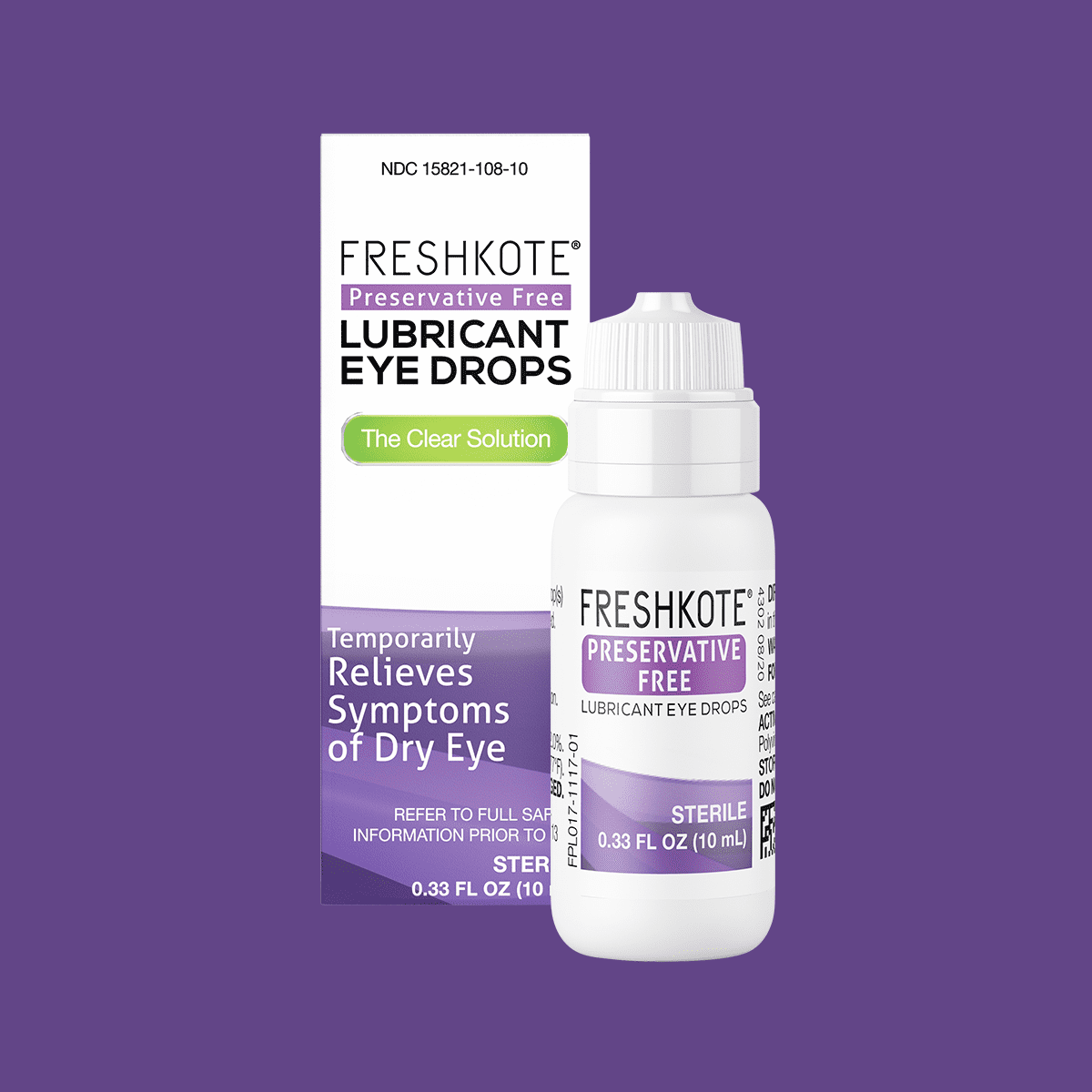 Buy FRESHKOTE Preservative Free (PF) Lubricant Eye Drops (Pack of 2 ...
