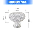 Car Push Start Button Cover with Heart Shape Scratch Resistant Push ...