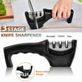 Knife Sharpeners 3 In 1 Professional Chef'S Kitchen Knife Sharpening ...