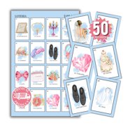 Purple Baby Feet Baby Shower Game - Bingo Cards - 24 count - Walmart.com