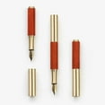 Sandalwood Mini Pocket Wood Fountain Pen Exquisite Smooth Writing ...