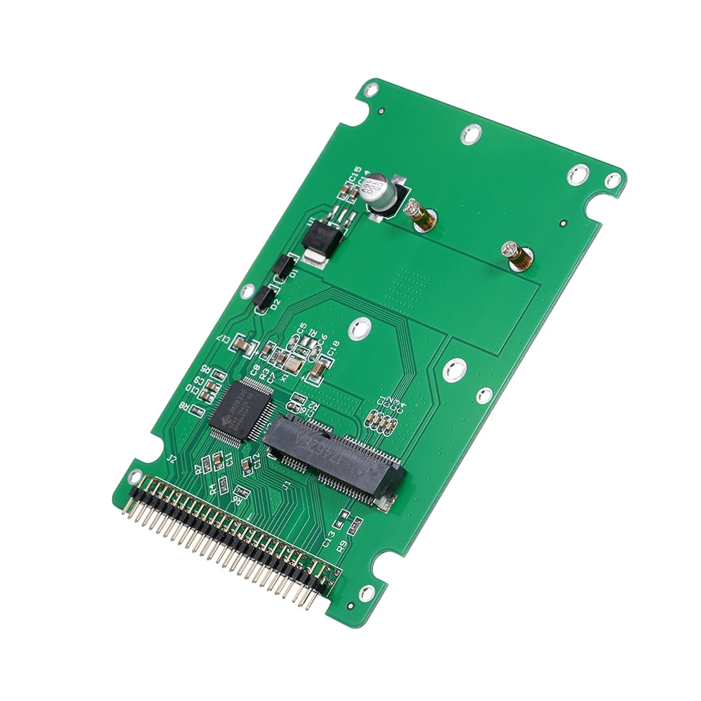 mSATA to 2.5" 44PIN PATA/ SSD HDD mSATA to PATA Converter Adapter ...