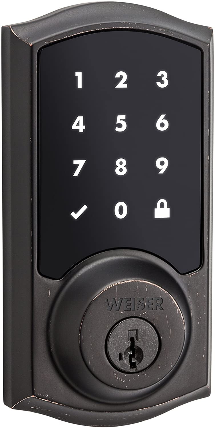 Weiser SmartCode 10 Touchscreen Door Lock - Compatible with Amazon ...