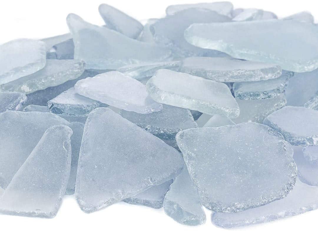 Sea Glass | Light Blue | 11oz Sea Glass for Decor & Craft - Walmart.com