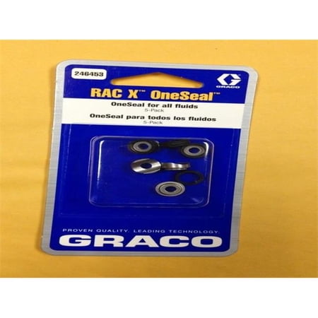 Graco 246453 RAC X One Seals Tip Gaskets for Airless Paint Spray Guns ...