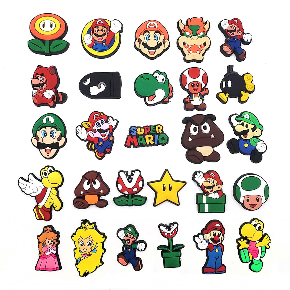 Click here for Pinkblue 27 Mario Charms For Shoes  Sandals And Cl... prices