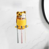 Toothbrush Wall Hanging Organizer Holder, Toothbrush Holding Shelf ...