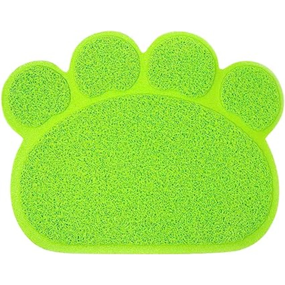 PEACNNG Footprints Pet Litter Mats, Footprint Toilet Mat, Table Mat ...