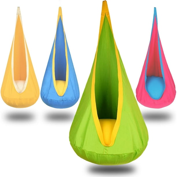 Kids Pod Swing Hanging Seat Child Hammock Chair Indoor and Outdoor ...