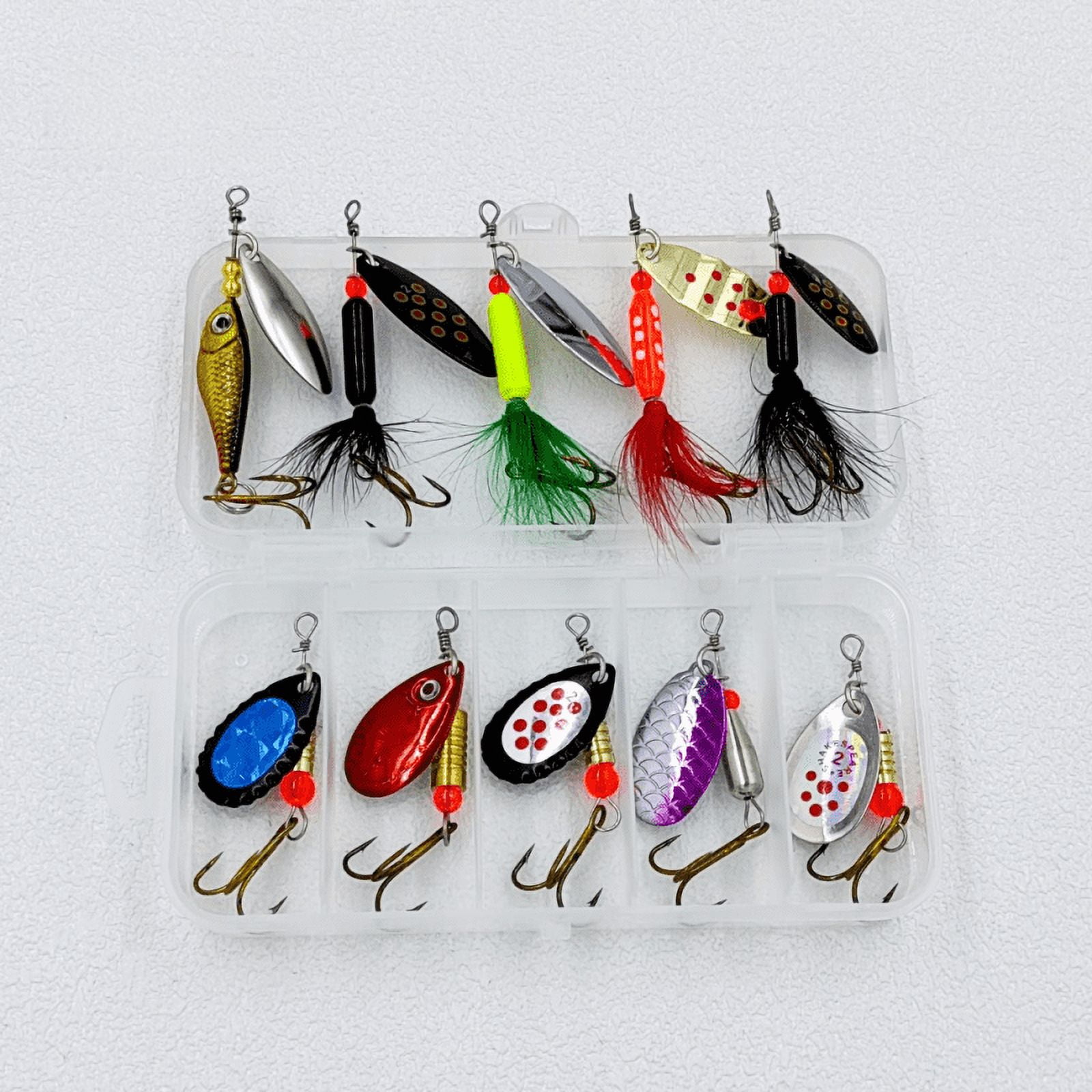 Click here for Mosiee Fishing Lures Set 10pcs Metal Spinners For... prices